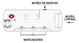 Cadeado TSA embutido na mala – como configurar o seu - Bagaggio - O Guia